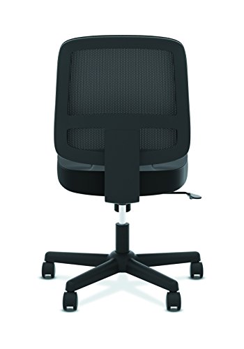 HON ValuTask Task Chair, Mesh Back Computer Chair for Office Desk, Black (HVL205)