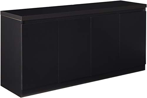 Manhattan Comforts Viennese Sideboard, Black Matte