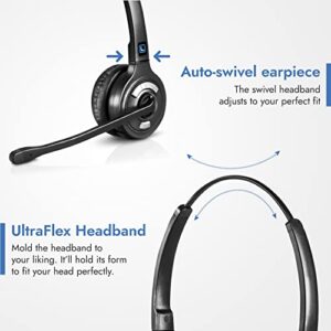 Leitner LH275 Wireless Office Headset with Mic - Computer and Telephone Headset - Phone Headsets for Office Phones – Dual-Ear