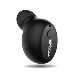 focuspower f10 mini bluetooth earbud smallest wireless invisible headphone with 6 hour playtime car headset with mic for iphone and android smart phones(one pcs)