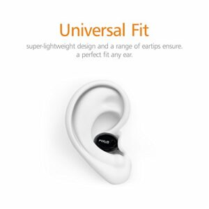 FOCUSPOWER F10 Mini Bluetooth Earbud Smallest Wireless Invisible Headphone with 6 Hour Playtime Car Headset with Mic for iPhone and Android Smart Phones(One Pcs)