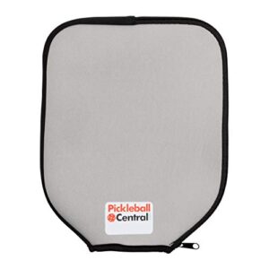 pickleballcentral neoprene pickleball paddle cover (gray)