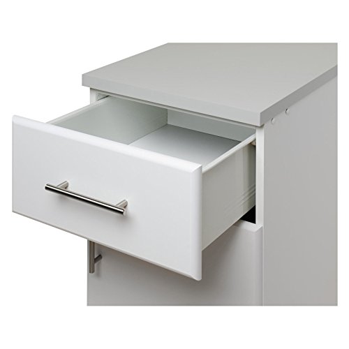 Prepac Elite 16 in. Single Door Utility Storage Base Cabinet - 36H in. (White)