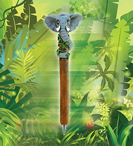 Planet Pens Elephant Novelty Pen - Cute Fun and Unique Kids and Adults Ballpoint Pen, Colorful Zoo Animal Writing Pen Instrument For School and Office