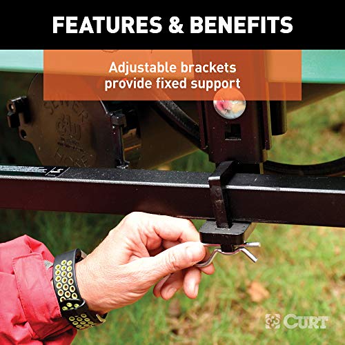 CURT 17501 TruTrack 4P Weight Distribution Hitch with 4X Sway Control, Up to 15K, 2-in Shank, 2-5/16-Inch Ball , Black