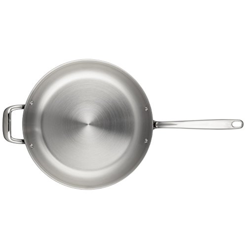 Breville Thermal Pro Stainless Steel Frying Pan / Fry Pan / Skillet with Helper Handle - 12.5 Inch, Silver