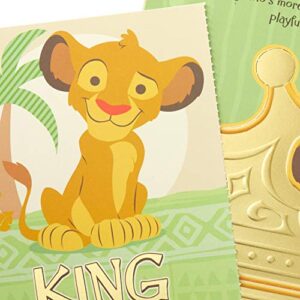 Hallmark First Birthday Card for a Boy (Lion King)