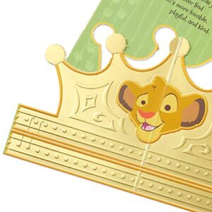 Hallmark First Birthday Card for a Boy (Lion King)