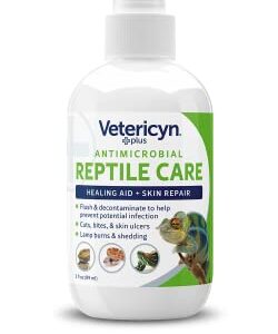 Vetericyn Plus Reptile Wound Care Spray | Reptile Skin Repair, Help Care for Reptile Wounds, Including Scale Rot, Lamp Burns, and Shedding. 3 ounces