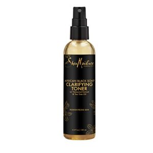 sheamoisture clarifying toner for problem skin african black soap with tea tree oil 4.4 oz