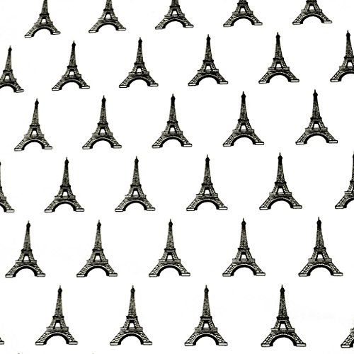 Gift Wrap Tissue - Eiffel Tower on white tissue paper (30 Ct)