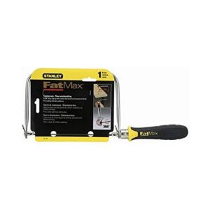 stanley 15-106 6-3/8-inch length 6-3/4-inch frame depth coping saw