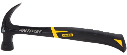 Stanley 51-162 16 oz FatMax Xtreme AntiVibe Curve Claw Nailing Hammer