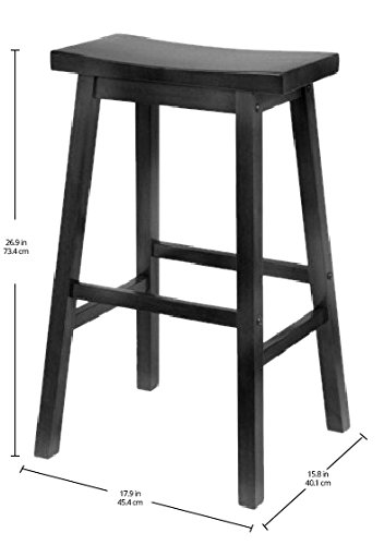 Winsome Satori Stool, 29", Black