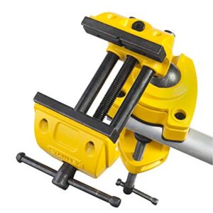 Stanley 1-83-069 MaxSteel Multi Angle Hobby Vice, Yellow/Black