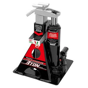 powerbuilt 3 ton, bottle jack and jack stands in one, 6000 pound all-in-one car lift, heavy duty vehicle unijack, 640912