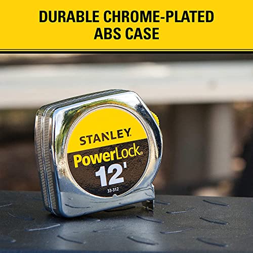 Stanley Hand Tools 33-312 3/4" X 12' PowerLock Professional Tape Measure (3 Pack)