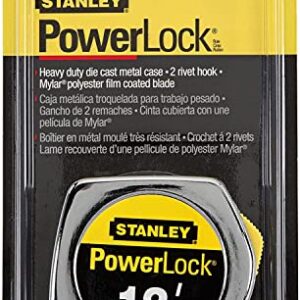 Stanley Hand Tools 33-312 3/4" X 12' PowerLock Professional Tape Measure (3 Pack)