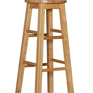 Linon 29-Inch Barstool With Round Seat