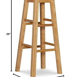 Linon 29-Inch Barstool With Round Seat