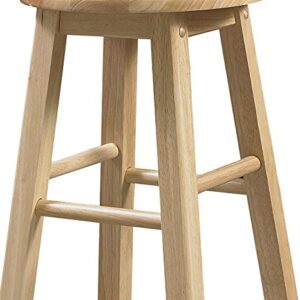 Linon 29-Inch Barstool With Round Seat