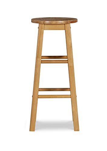 Linon 29-Inch Barstool With Round Seat