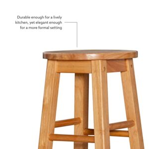 Linon 29-Inch Barstool With Round Seat