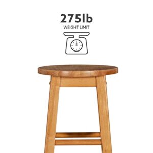 Linon 29-Inch Barstool With Round Seat