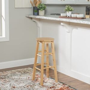 Linon 29-Inch Barstool With Round Seat