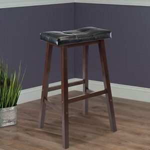 Winsome Mona Stool, 29", Antique Walnut