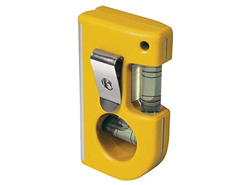 Stanley 0-42-130 Pocket Level magnetic horizontal/vertical, Yellow