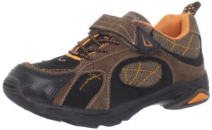 jumping jacks trail seeker hiking shoe (toddler/little kid),tan/black/grey/orange,29 eu (11-11.5 w us little kid)