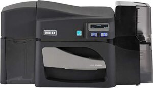 hid 55000 fargo dtc4500e high capacity plastic card printer & encoder