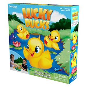 Pressman Lucky Ducks -- The Memory and Matching Game that Moves, 5"