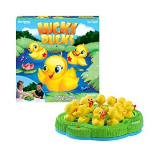 Pressman Lucky Ducks -- The Memory and Matching Game that Moves, 5"