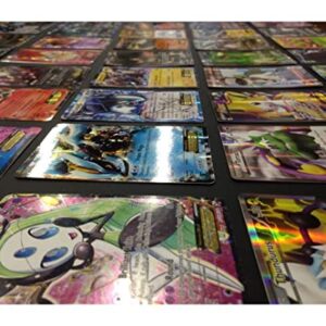 Pokemon TCG : 100 Card LOT Rare, COM/UNC, Holo & Guaranteed EX, MEGA OR Full Art