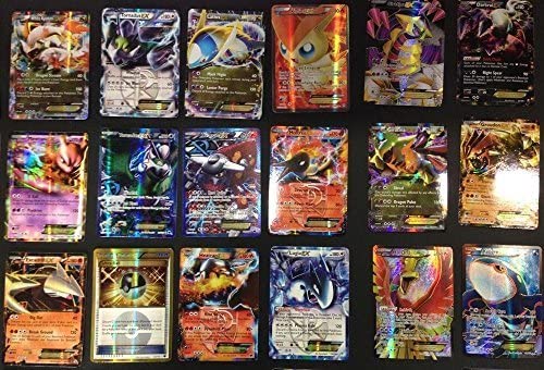 Pokemon TCG : 100 Card LOT Rare, COM/UNC, Holo & Guaranteed EX, MEGA OR Full Art