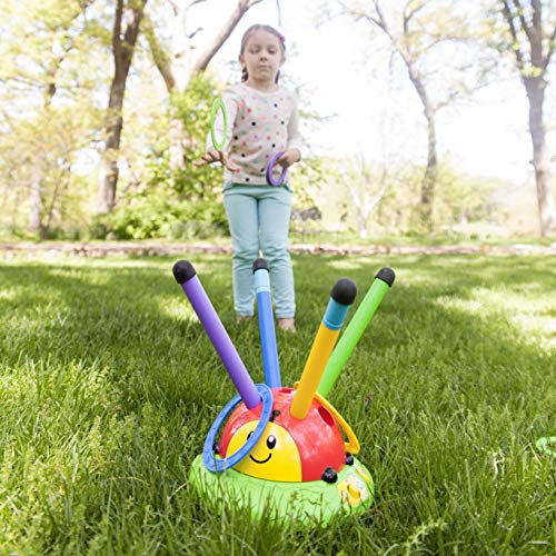 Fat Brain Toys 2 in 1 Musical Jump 'n Toss - 2-in-1 Musical Jump 'n Toss Active Play for Ages 4 to 6