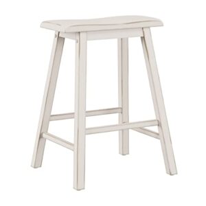 hillsdale moreno backless, counter stool, sea white