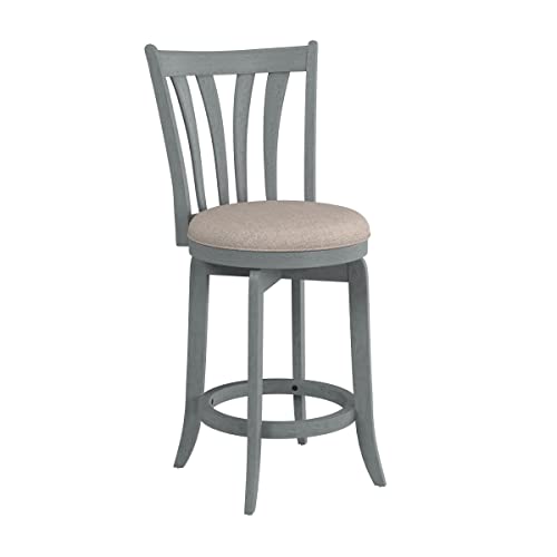 Hillsdale Furniture Hillsdale Savana Swivel Counter Stool, Blue