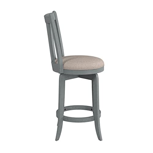 Hillsdale Furniture Hillsdale Savana Swivel Counter Stool, Blue