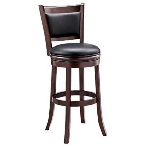 ball & cast swivel pub height barstool 29 inch seat height cappuccino set of 1