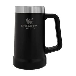 stanley 10-02874-030 the big grip beer stein matte black 24oz / .7l