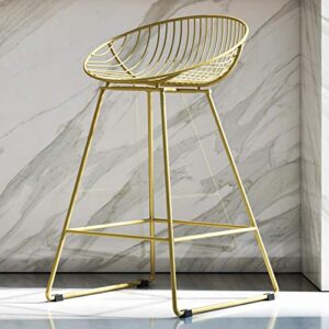 cosmoliving by cosmopolitan ellis barstools, brass