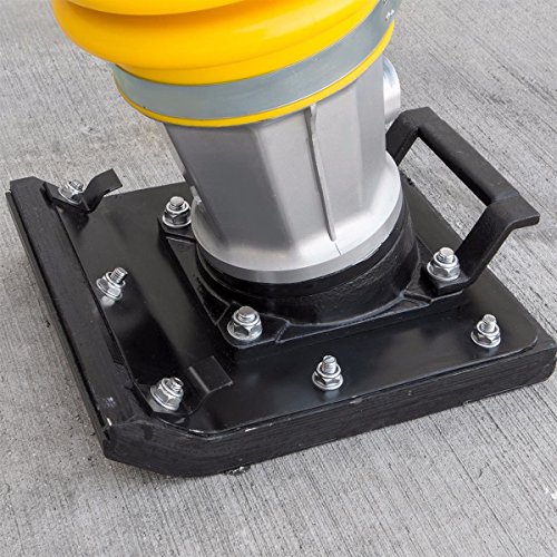 Stark USA 6.5HP Jumping Jack Gas-Powered 196cc Engine Compactor 13 x 11.4 inch Plate Concrete Jack Tamper Punch