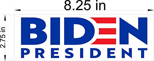 Joe Biden President 2024 Rectangle MAGNET Magnetic Bumper Sticker Democrat Election