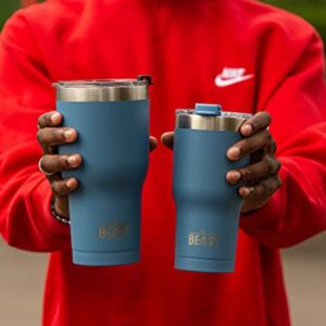 Beast 20 oz Tumbler Stainless Steel Vacuum Insulated Coffee Ice Cup Double Wall Travel Flask (Stormy Sky Blue)