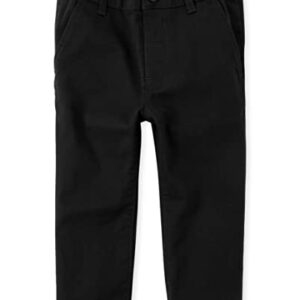 The Children's Place baby boys And Toddler Stretch Skinny Chino Pants Jeans, Black Single, 4T US