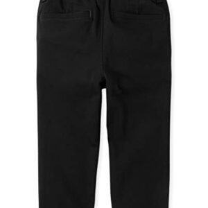 The Children's Place baby boys And Toddler Stretch Skinny Chino Pants Jeans, Black Single, 4T US