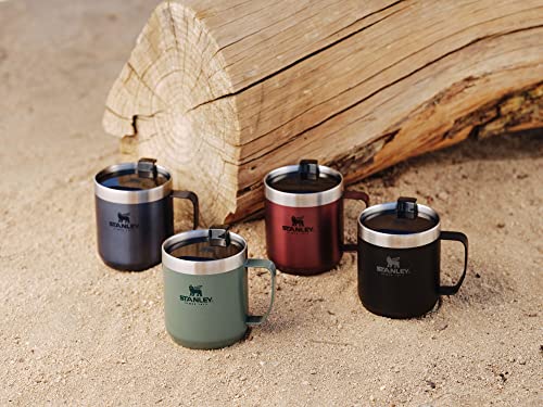 Stanley Classic Legendary Vacuum Insulated Tumbler-Stainless Steel Camp Mug, 1 Count (Pack of 1), Matte Black